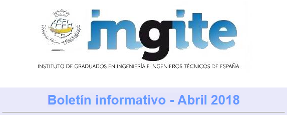 Nuevo Boletín INGITE Abril 2018 - COGITI Albacete